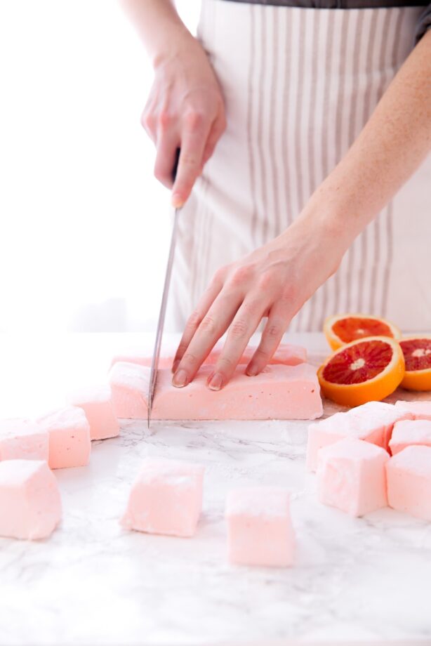 Blood Orange Marshmallows - Broma Bakery