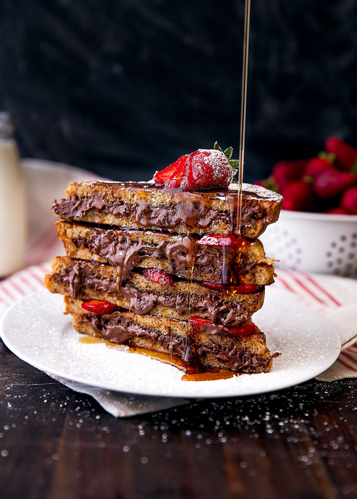 Strawberry Nutella French Toast - Broma Bakery