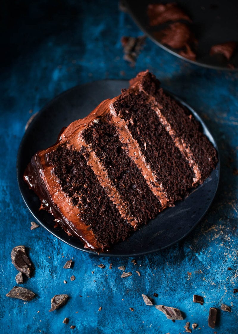 Super Fudgy Chocolate Mocha Cake - Broma Bakery