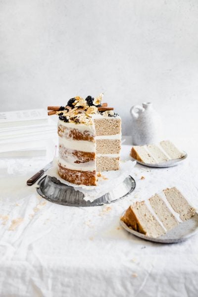 Chai Spice Cake with Cream Cheese Frosting - Broma Bakery