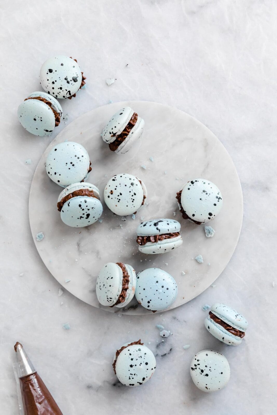 Robin's Egg Macarons - Broma Bakery