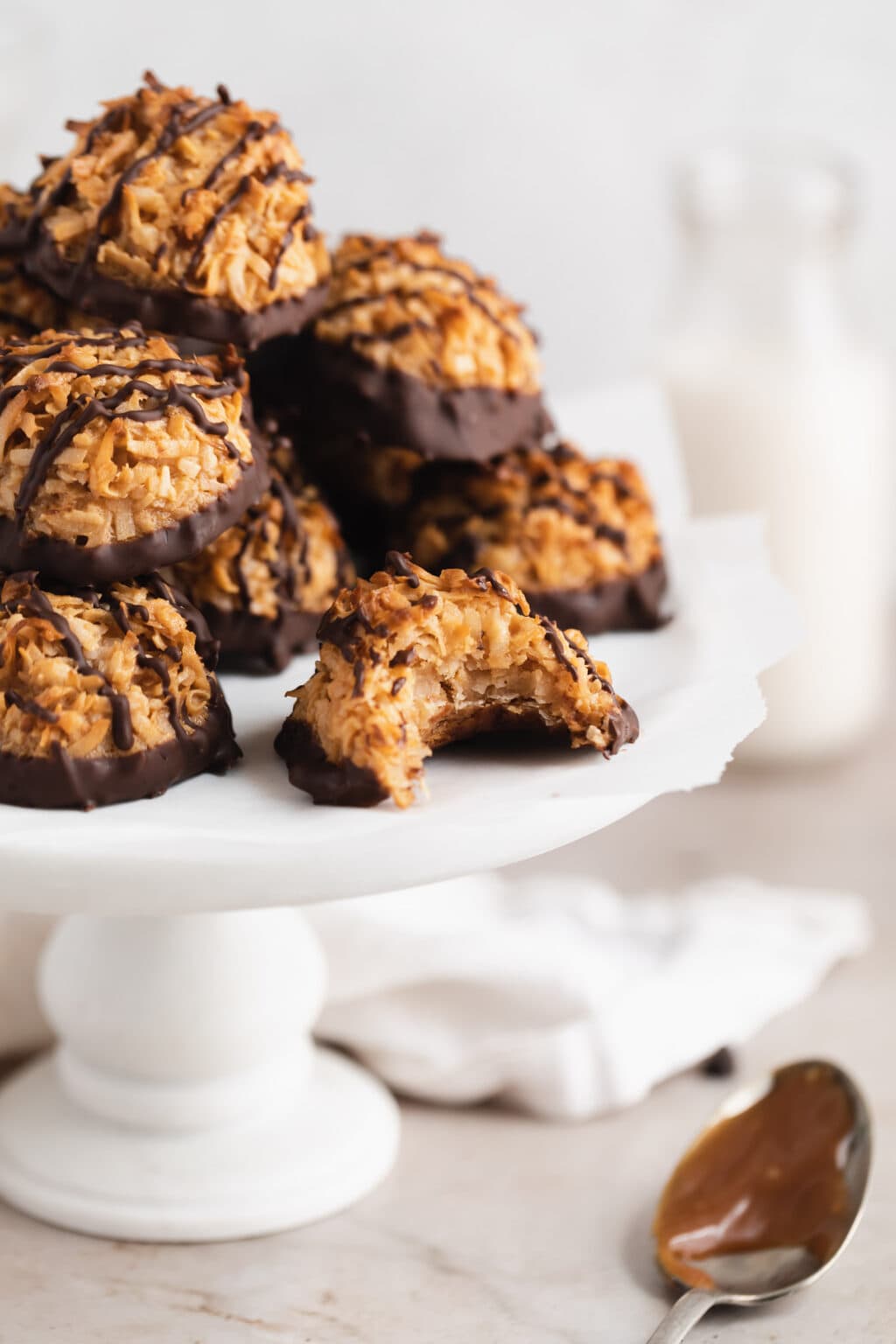 Samoa Macaroons - Broma Bakery