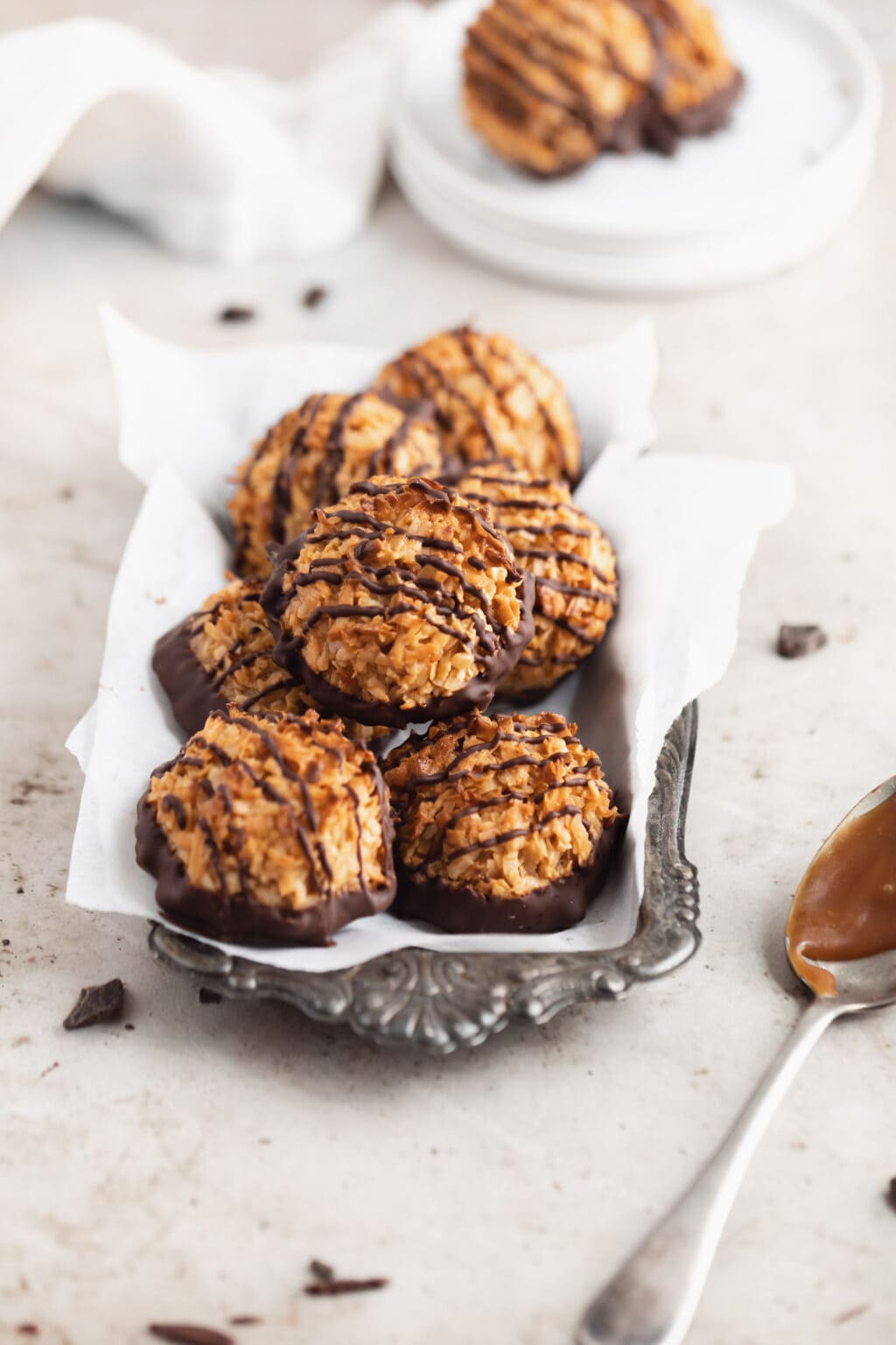 Samoa Macaroons - Broma Bakery