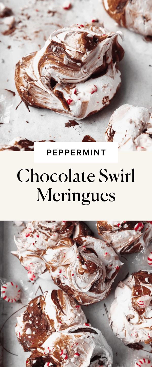 Chocolate Peppermint Meringues - Broma Bakery