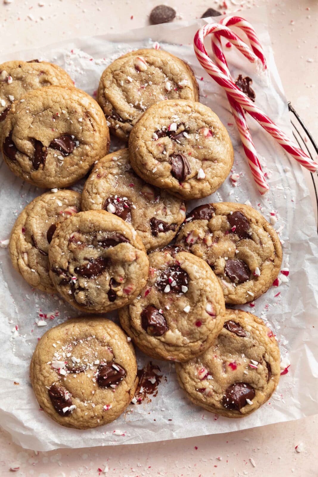 Peppermint Chocolate Chip Cookies - Broma Bakery