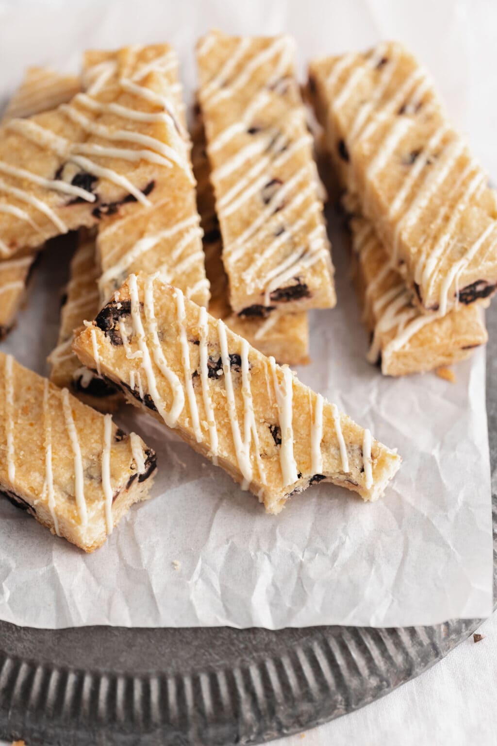 Cranberry Orange Shortbread - Broma Bakery