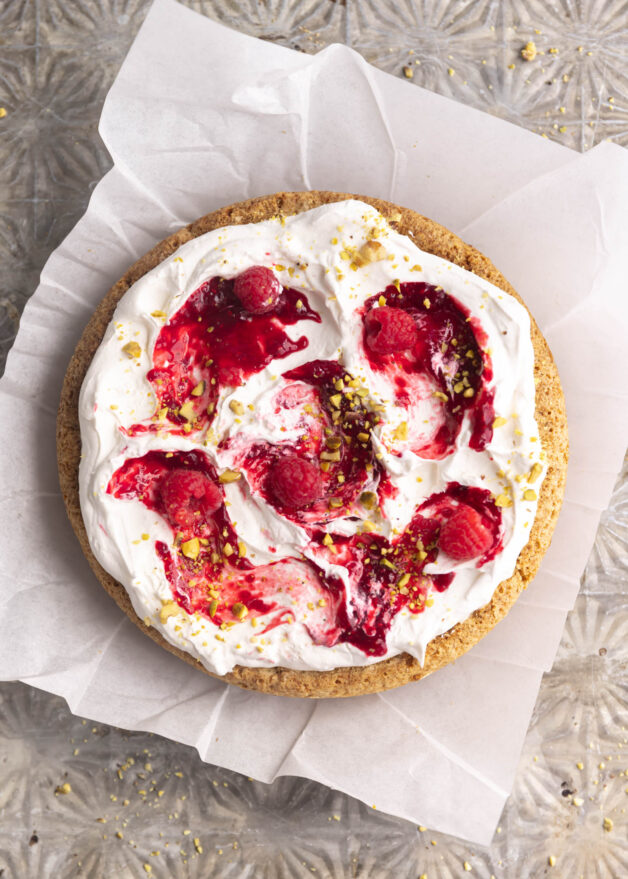 Raspberry Pistachio Olive Oil Cake – Bonus Kitchen