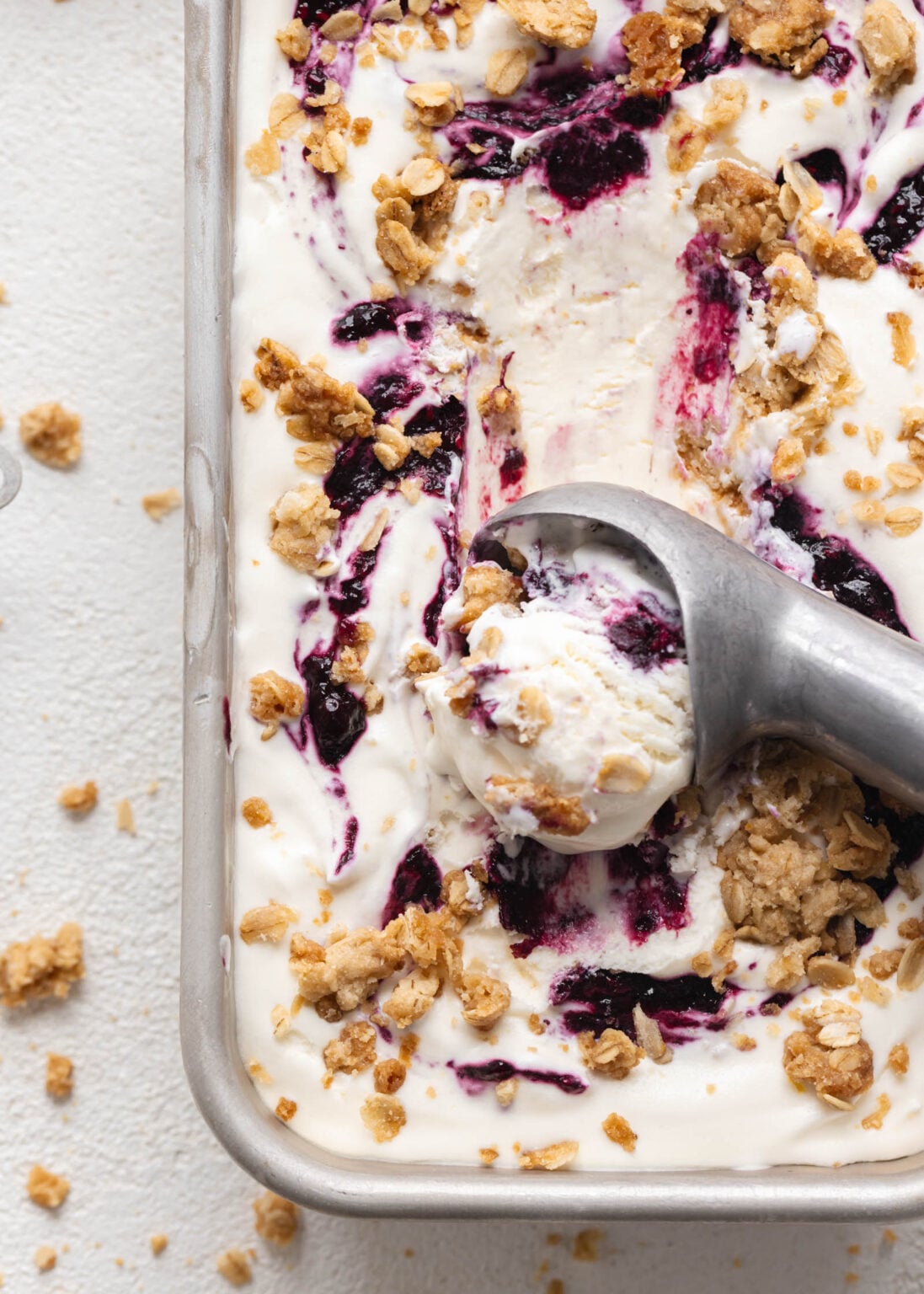 Mixed Berry Crisp Ice Cream - Broma Bakery