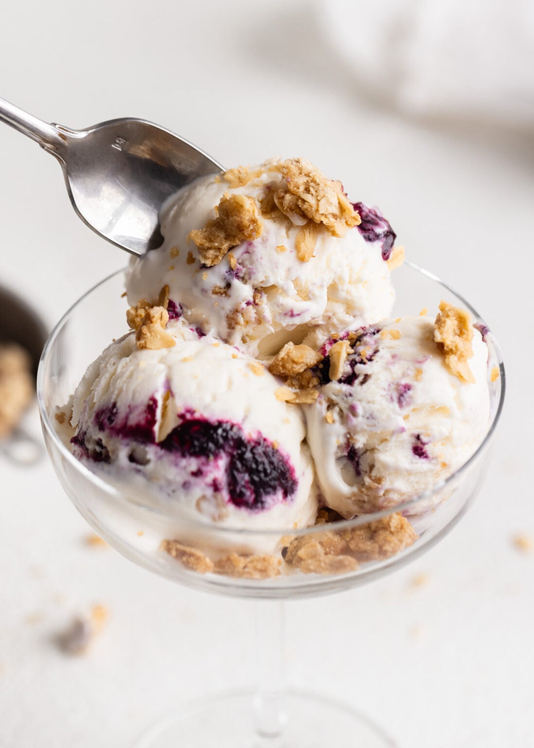 Mixed Berry Crisp Ice Cream - Broma Bakery